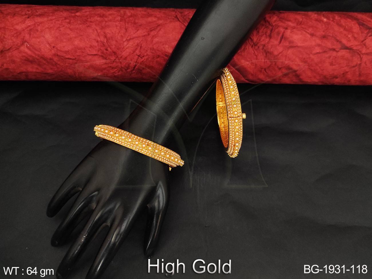 Antique Jewellery Fancy Design Party wear High Gold Polish Antique ...