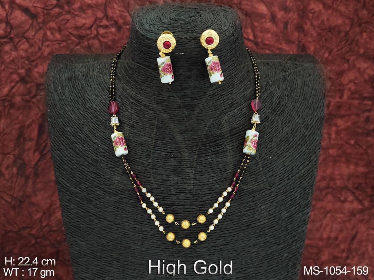 High Gold Polish fancy Style Party wer Beautiful Antique Jewellery ...