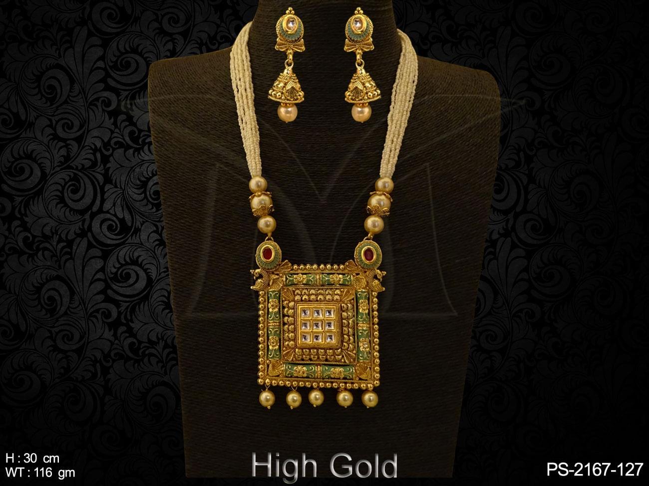 Square Shape Style Antique Designed Set, Antique Jewellery,Designer ...