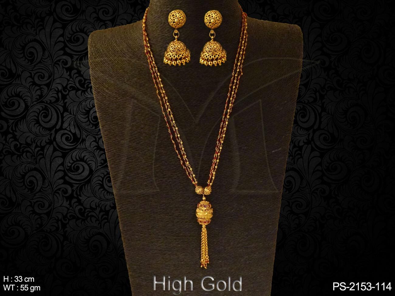 Multi Chain Delicate Pendant Set - PENDANT SETS - Copper and Brass ...