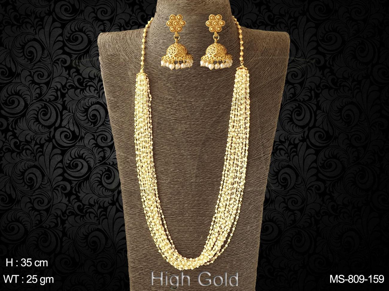 More pearl layer traditional mala - Designer Jewellery - Beaded Malas ...