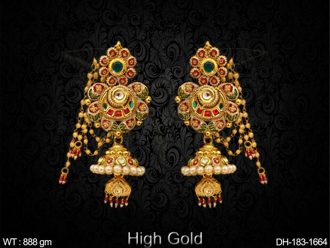 Designer Chokor Bridal Dulhan Set - Kundan Jewellery - Kundan Dulhan ...