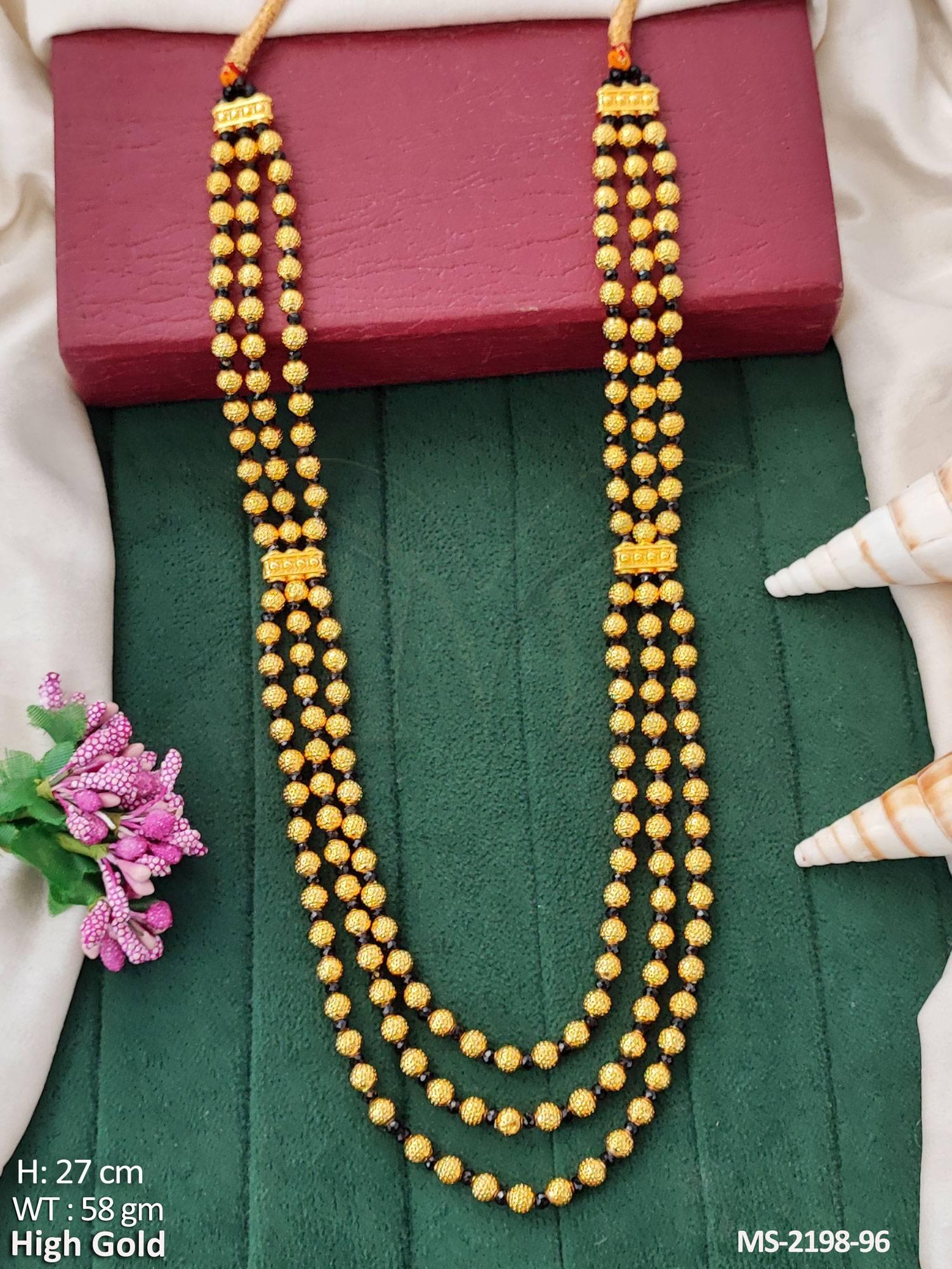 Beautiful Fancy Style High Gold Polish Mala Set , Whats Trending, Mala ...