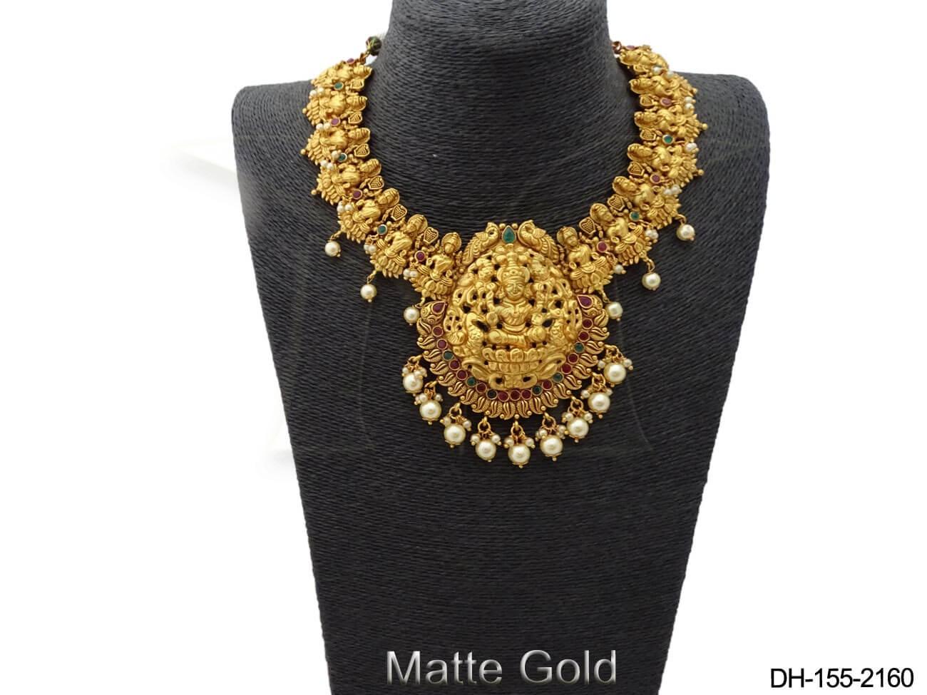 Heavy Bridal South Indian Dulhan Set - Temple Jewellery - Temple Dulhan ...