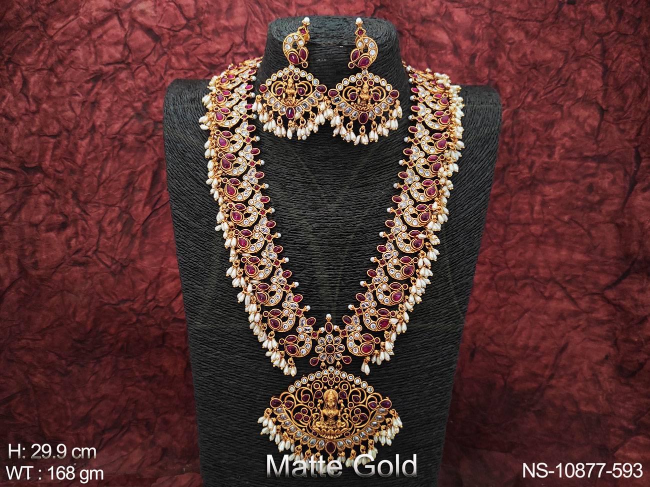 God Laxmi Design Pendant Guttapusalu Design Matte Gold Polish Beautiful ...