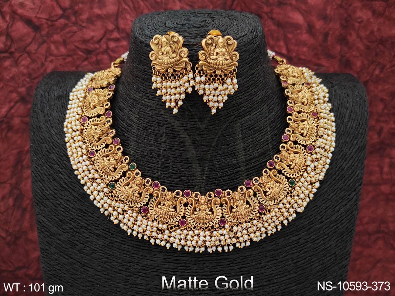 Guttapusalu Design Matte Gold Polish Designer Beautiful Temple ...