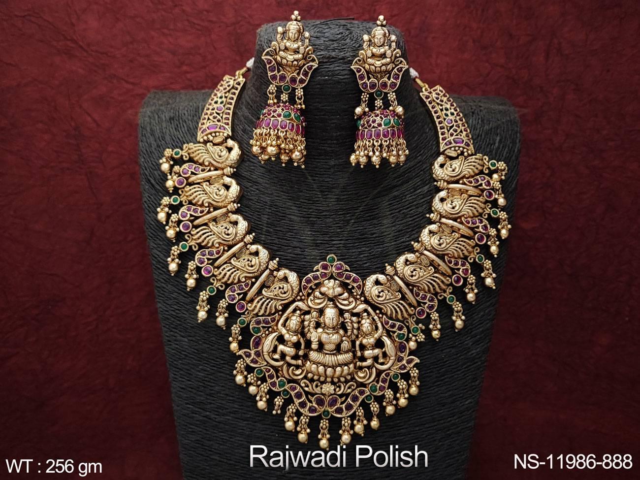 Designer Fancy Style Party wear Beautiful Temple Jewellery Laxmi ...
