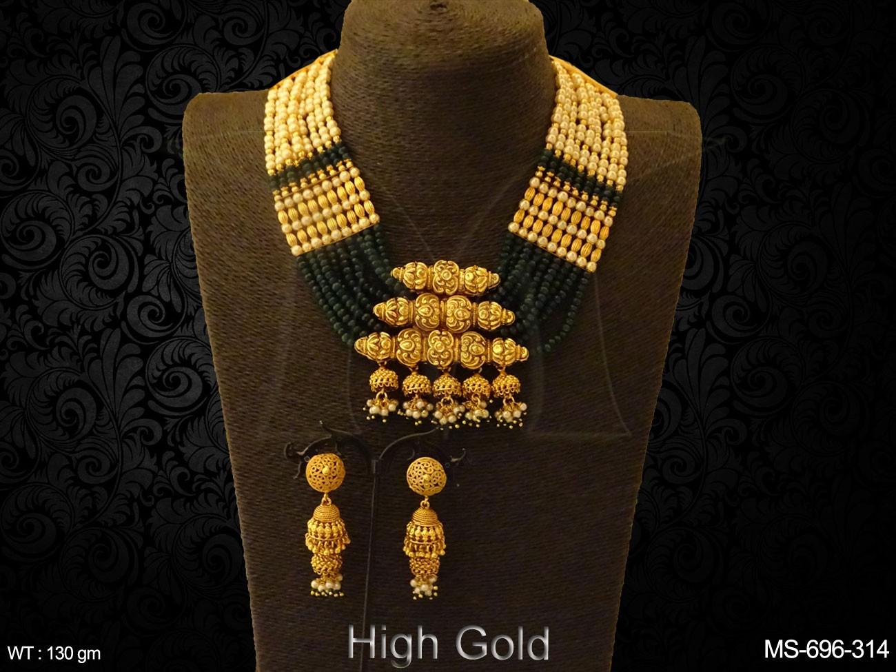 Designer Multi Layer Mala - Designer Jewellery - Beaded Malas - MANEK RATNA