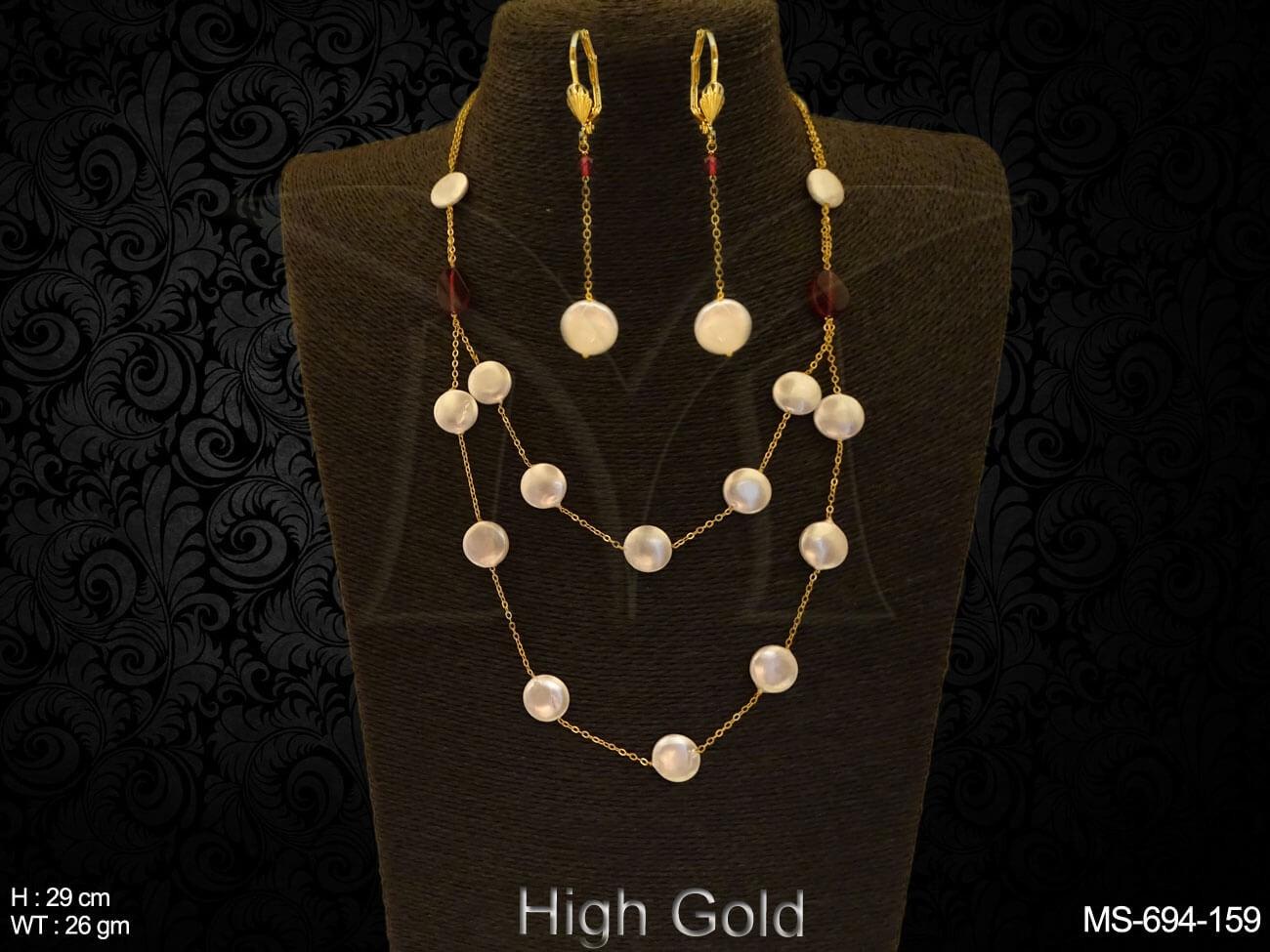 Moti Segmented Western Mala Set - Designer Jewellery - Beaded Malas ...