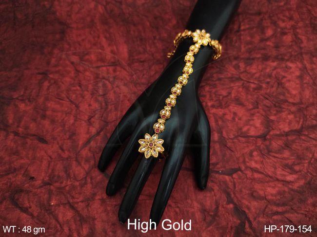Antique Hath Panja | Antique Jewelry | Hath Panjas | Haath Phool ...