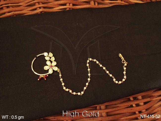 Antique Nath | Antique Nose Ring | Antique Jewelry | Bridal Nath ...