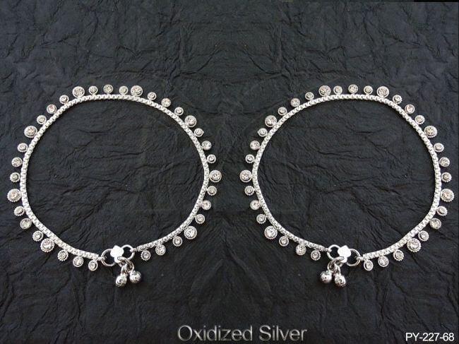 Antique Payal | Payal Online | Jewelry | Anklet | Bridal Payal | Manek ...