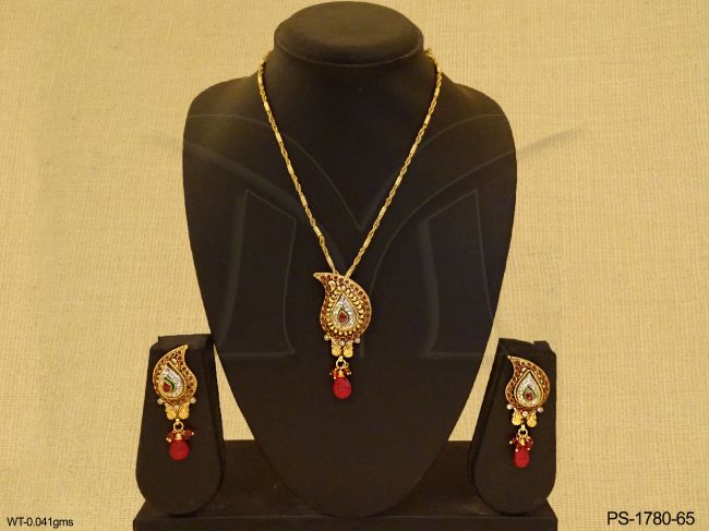 Antique Pendant Sets | Mala Sets | Pendant Sets | Traditional Pendant ...