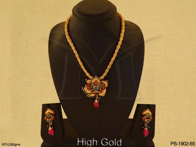 Antique Pendant Sets | Mala Sets | Pendant Sets | Traditional Pendant ...