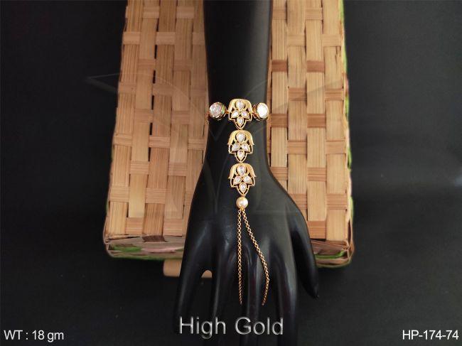 Antique Hath Panja | Antique Jewelry | Hath Panjas | Haath Phool ...