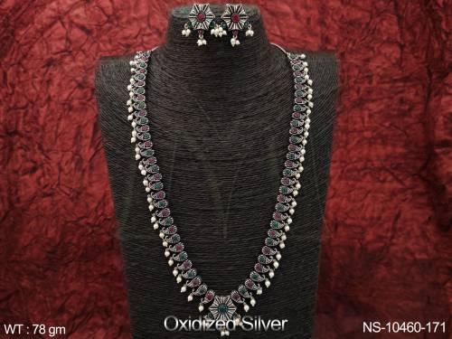 Buy Oxidised Jewellery Online in Matte & Oxide Finish at Manek Ratna