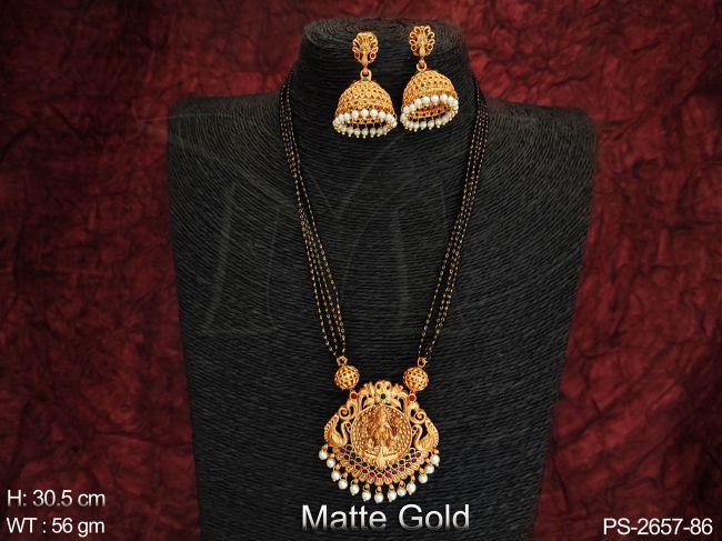 Add Elegance and Tradition with Temple Jewellery Pendant Sets - Shop Now!