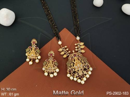 Add Elegance and Tradition with Temple Jewellery Pendant Sets - Shop Now!